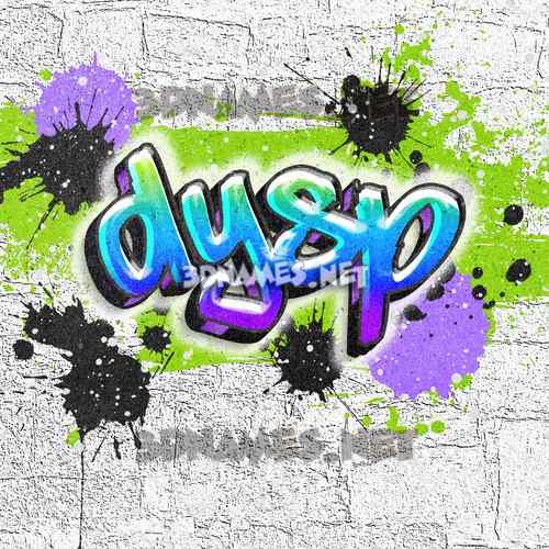 15 3D Names for "dysp"