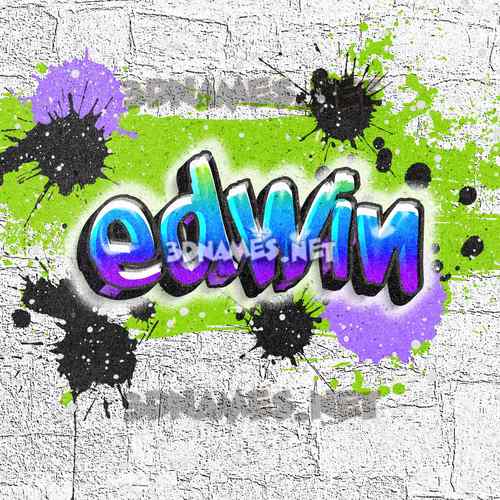 35 3D Names for "edwin"