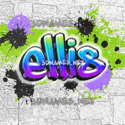 30 3D Names for "ellis"