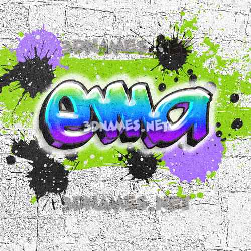 29 3D Names for "ema"