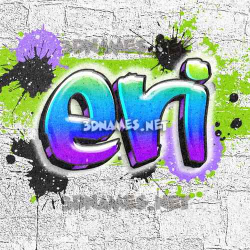 16 3D Names for "Eri"