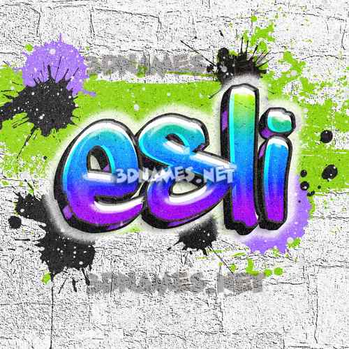 17 3D Names for "esli"