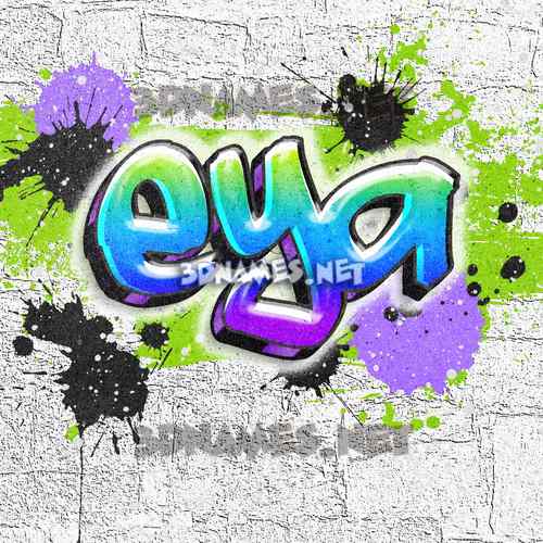 16 3D Names for "eya"