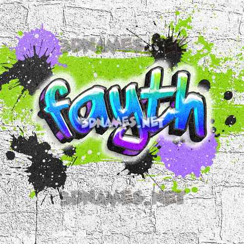 15 3D Names for "fayth"