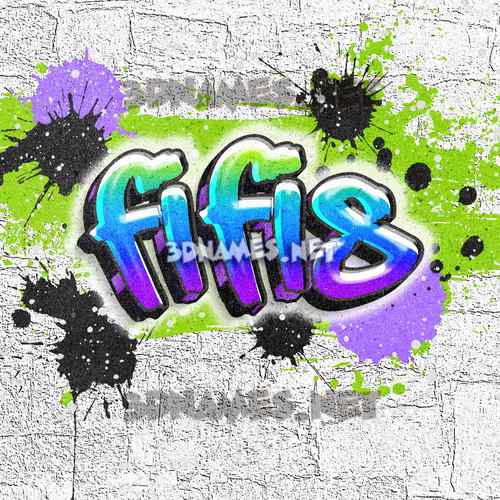 15 3D Names for "fifis"