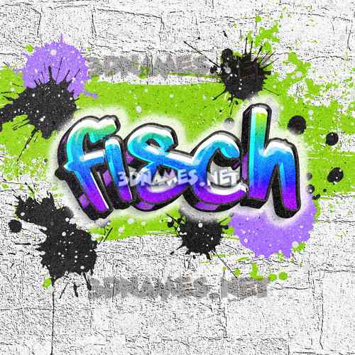 16 3D Names for "fisch"