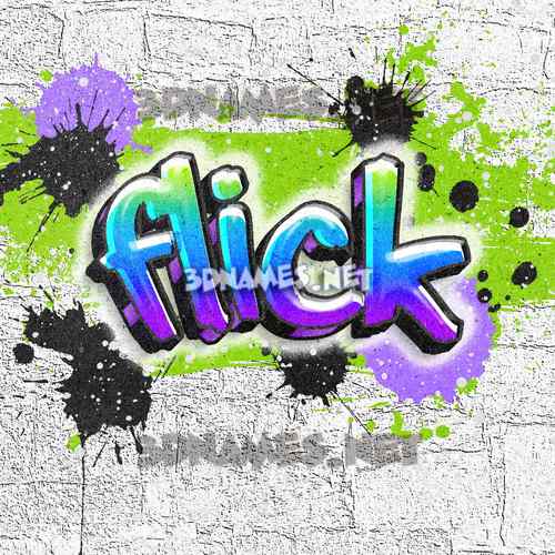 25 3D Names for "flick"