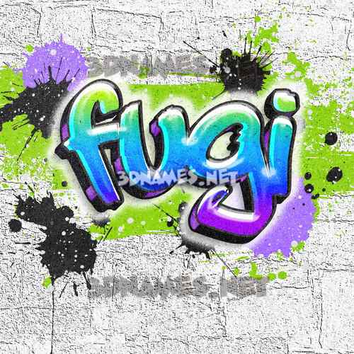 17 3D Names for "fugi"