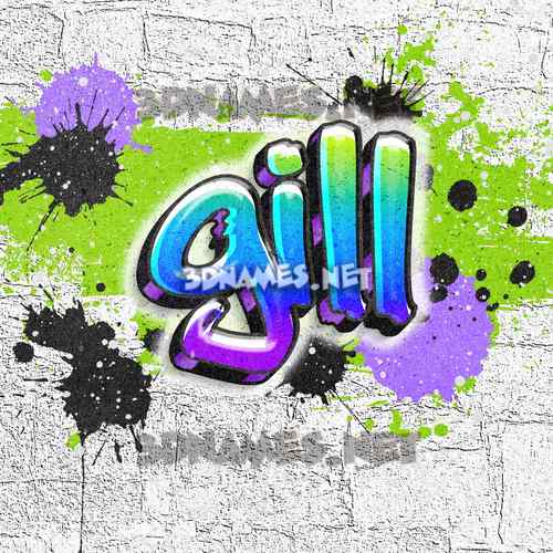 52 3D Names for "gill"