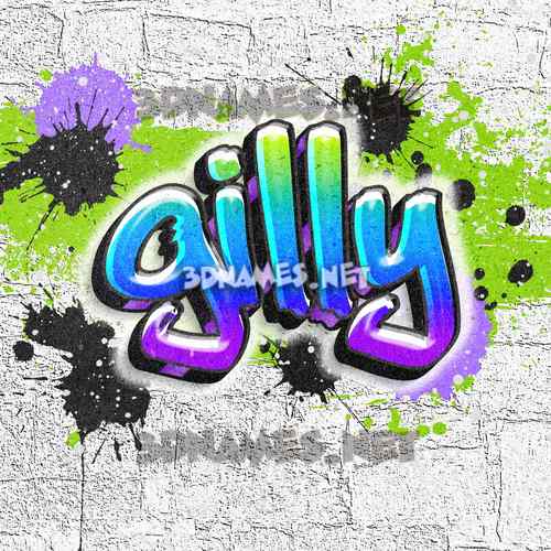 29 3D Names for "gilly"