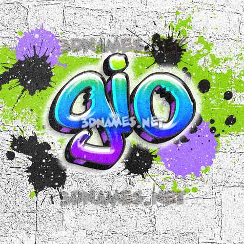 35 3D Names for "gio"