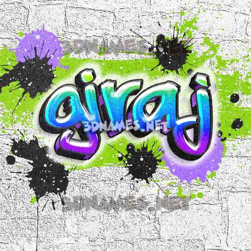 10 3D Names for "giraj"