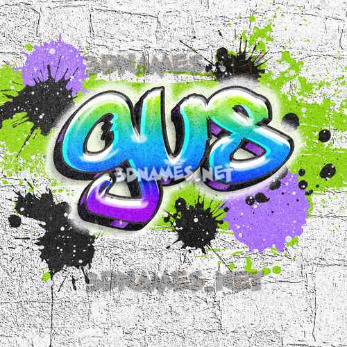 31 3D Names for "gus"