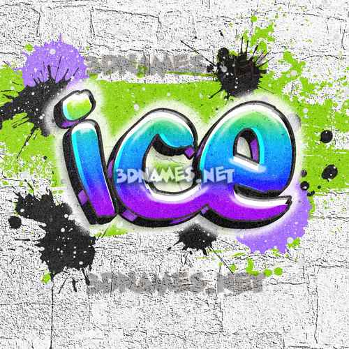 28 3D Names for "ice"