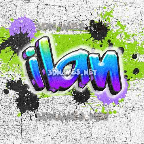 28 3D Names for "ilan"