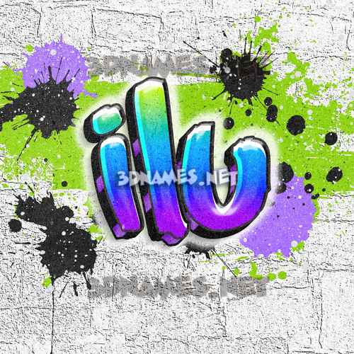 18 3D Names for "ilu"