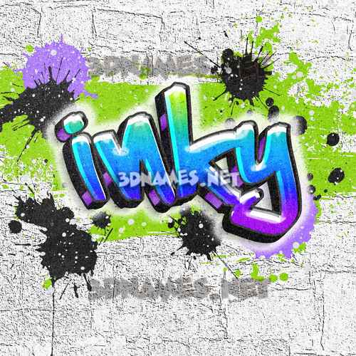 15 3D Names for "inky"