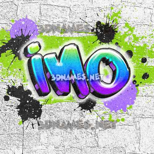 18 3D Names for "ino"