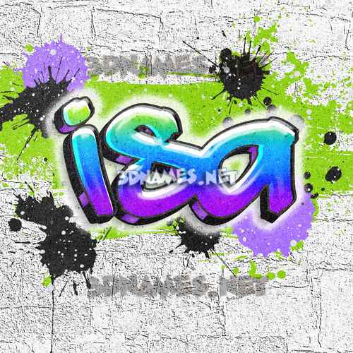 30 3D Names for "isa"