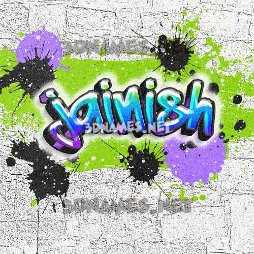 18 3D Names for "jainish"