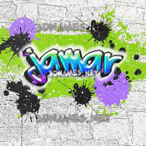 15 3D Names for "jamar"