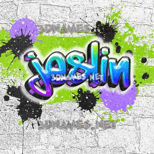 18 3D Names for "jeslin"