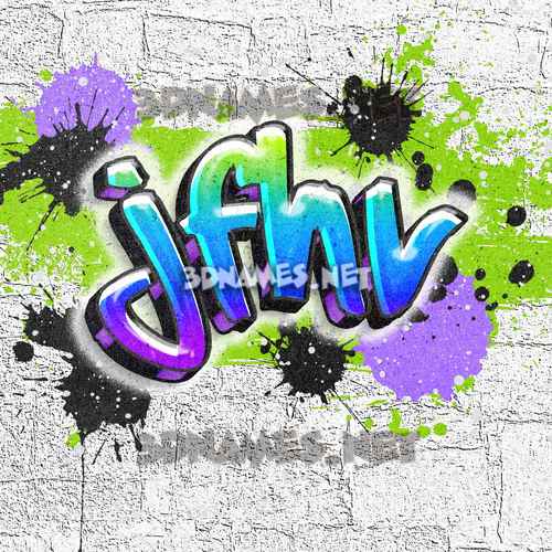 15 3D Names for "jfhv"