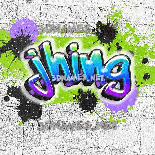 17 3D Names for "jhing"