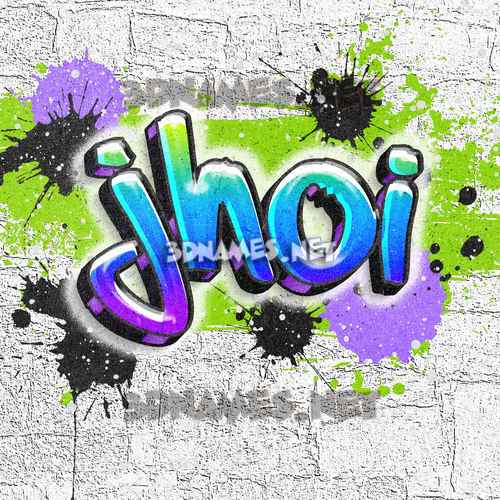 16 3D Names for "jhoi"