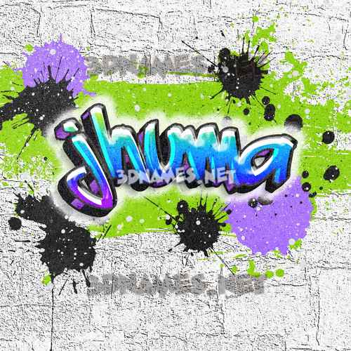 17 3D Names for "jhuma"