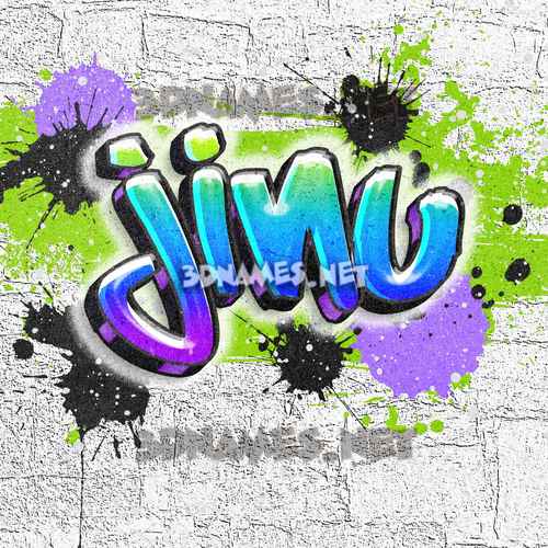 25 3D Names for "jinu"