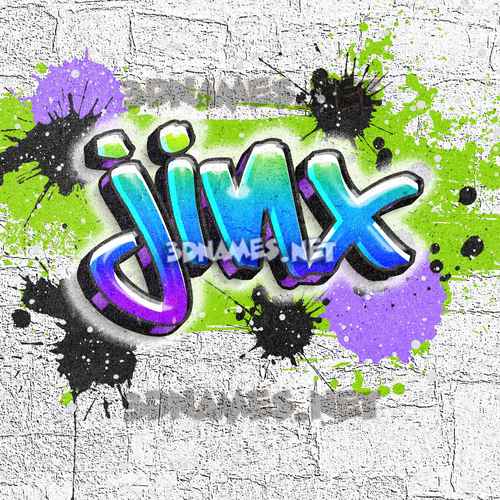 15 3D Names for "jinx"