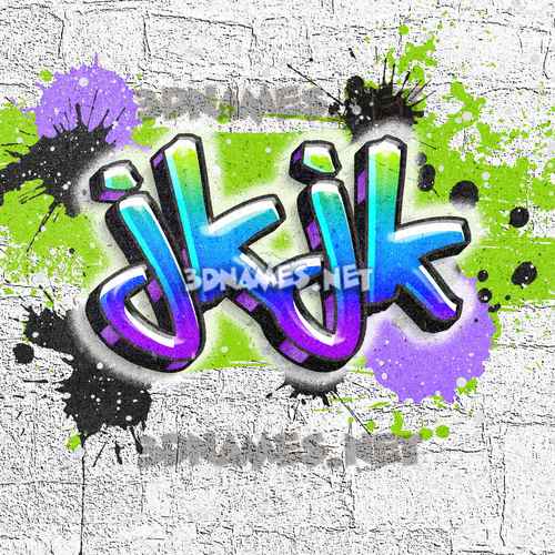 13 3D Names for "Jkjk"