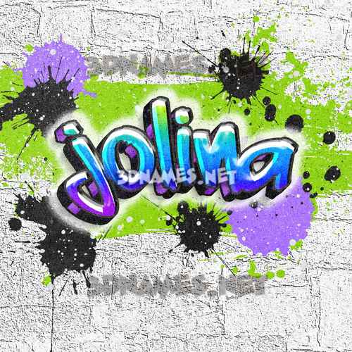 19 3D Names for "jolina"