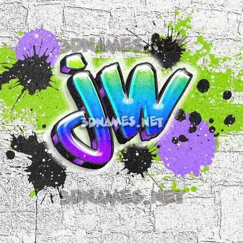 16 3D Names for "jw"