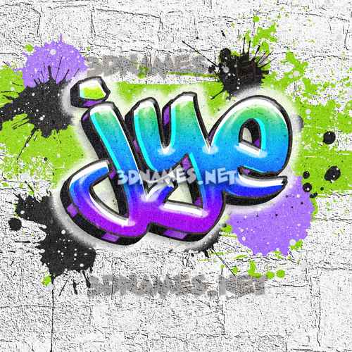 29 3D Names for "jye"