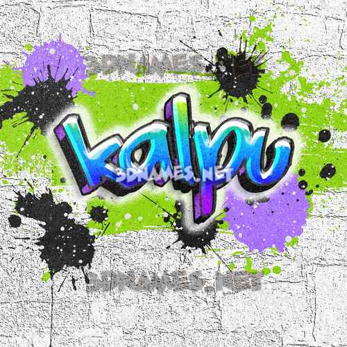 15 3D Names for "kalpu"