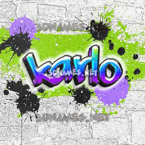 34 3D Names for "karlo"