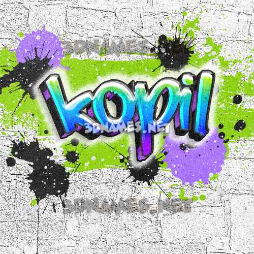 14 3D Names for "kopil"