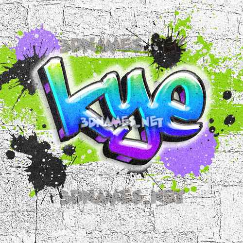 30 3D Names for "kye"