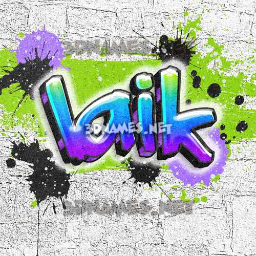 12 3D Names for "laik"