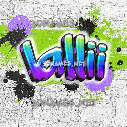 14 3D Names for "lallii"