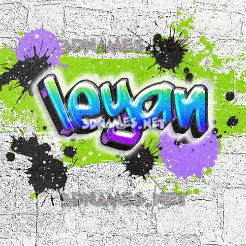 13 3D Names for "leyan"