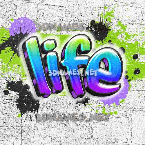 20 3D Names for "life"