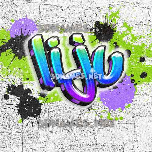 15 3D Names for "liju"