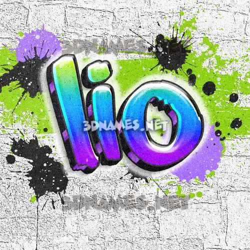 27 3D Names for "lio"