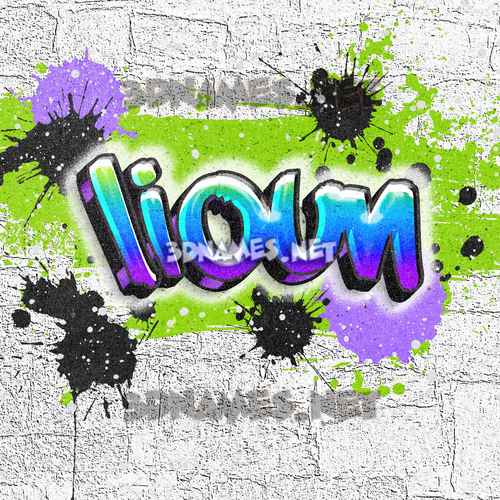 15 3D Names for "lioun"