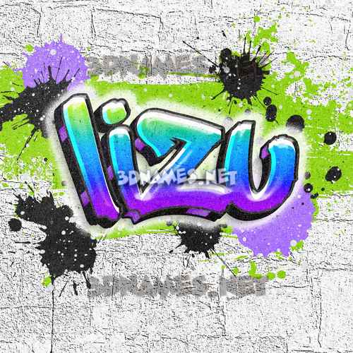 14 3D Names for "lizu"