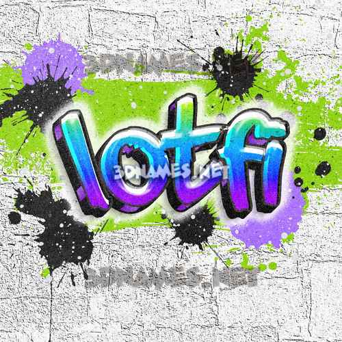 35 3D Names for "lotfi"
