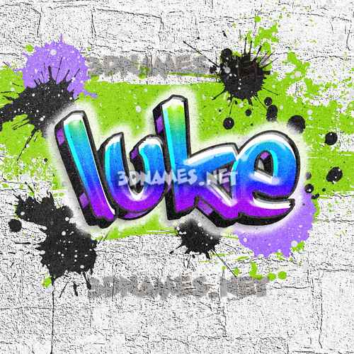 36 3D Names for "luke"